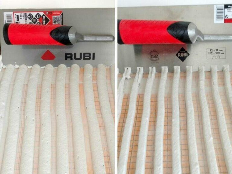 Choosing the right trowel size for tile: the complete guide